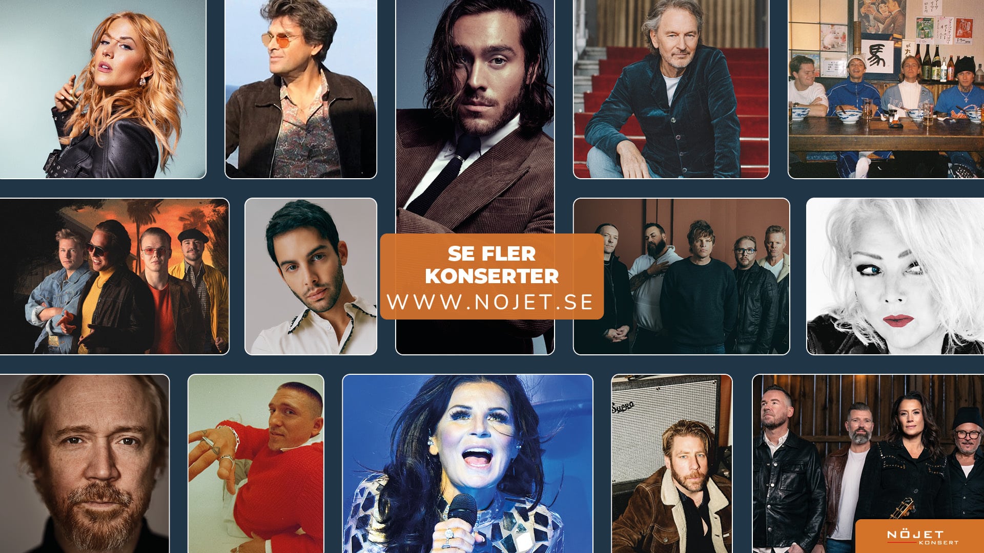 Hitta biljetter till konserter & events 2025 - 2026 | Nöjet Konsert